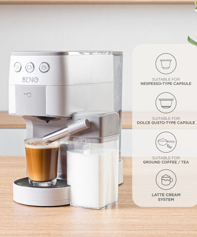 BENO รุ่น BN3 และรุ่น BN3 MILK มาพร้อมอะแดปเตอร์ชงกาแฟ 3 แบบ – Benothailand