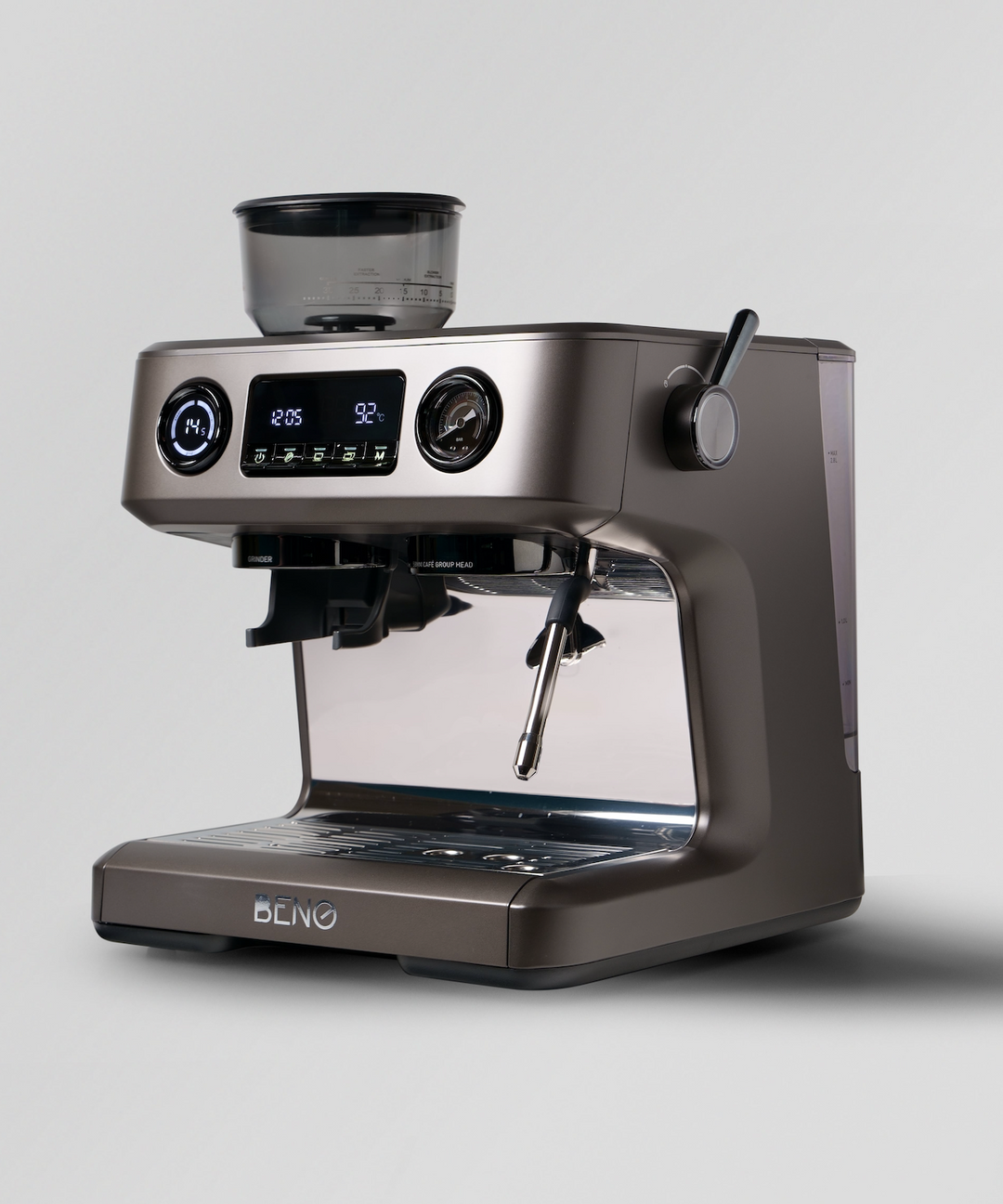 BENO เครื่องชงกาแฟเอสเพรสโซ่ รุ่น PRO-FLEX บด ชง ตีฟองในเครื่องเดียว ...